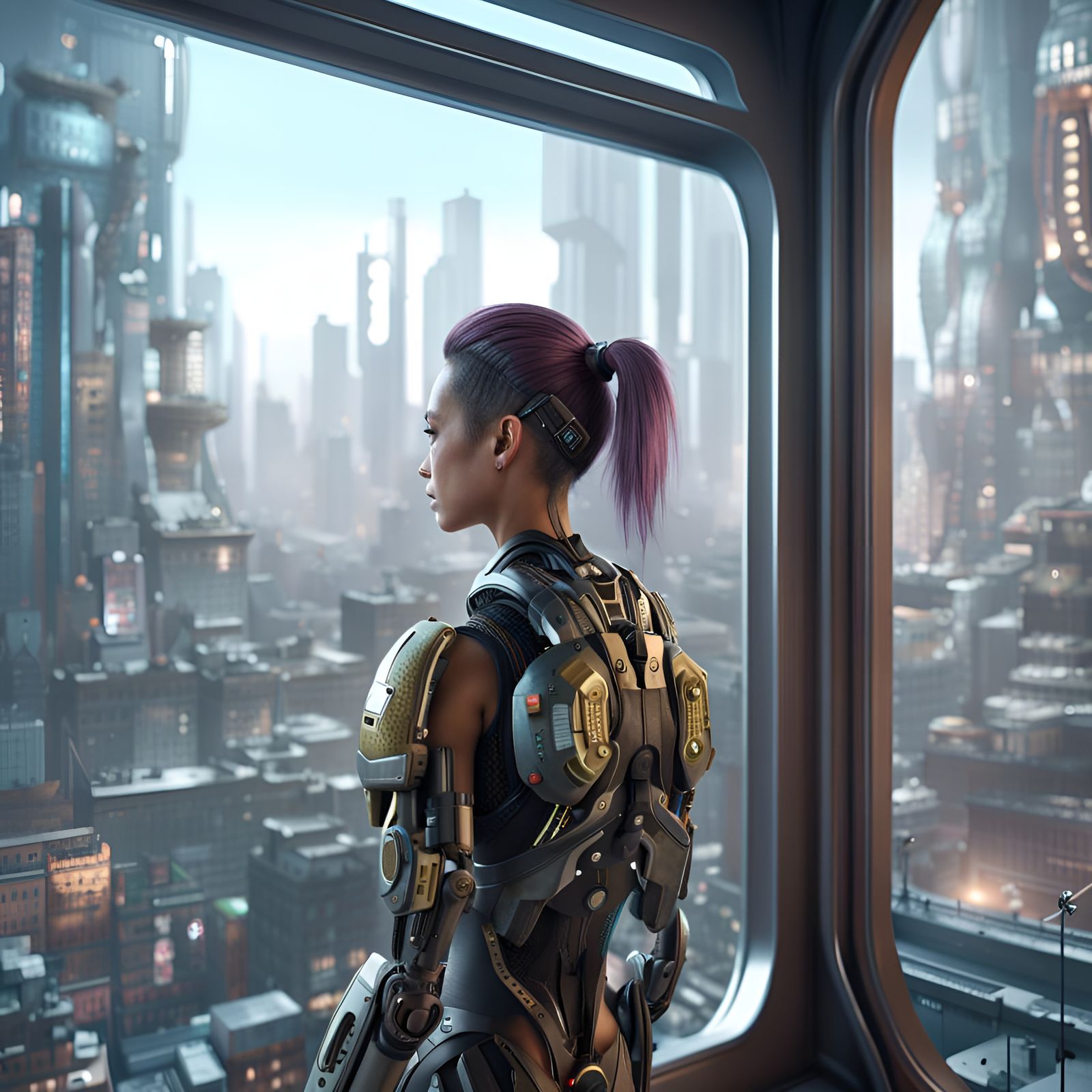 Cyberpunk 2177 - AI Generated Artwork - NightCafe Creator