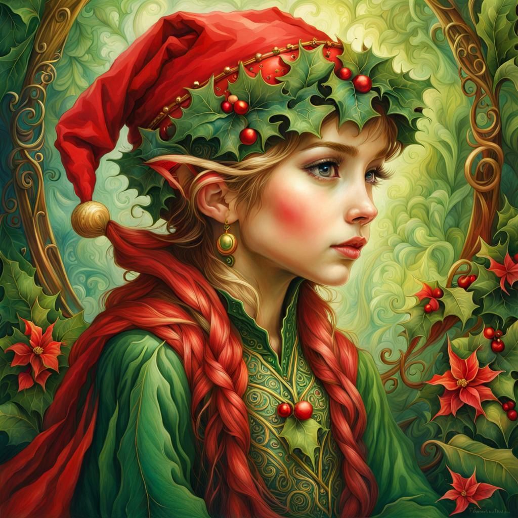 Christmas Elf - AI Generated Artwork - NightCafe Creator
