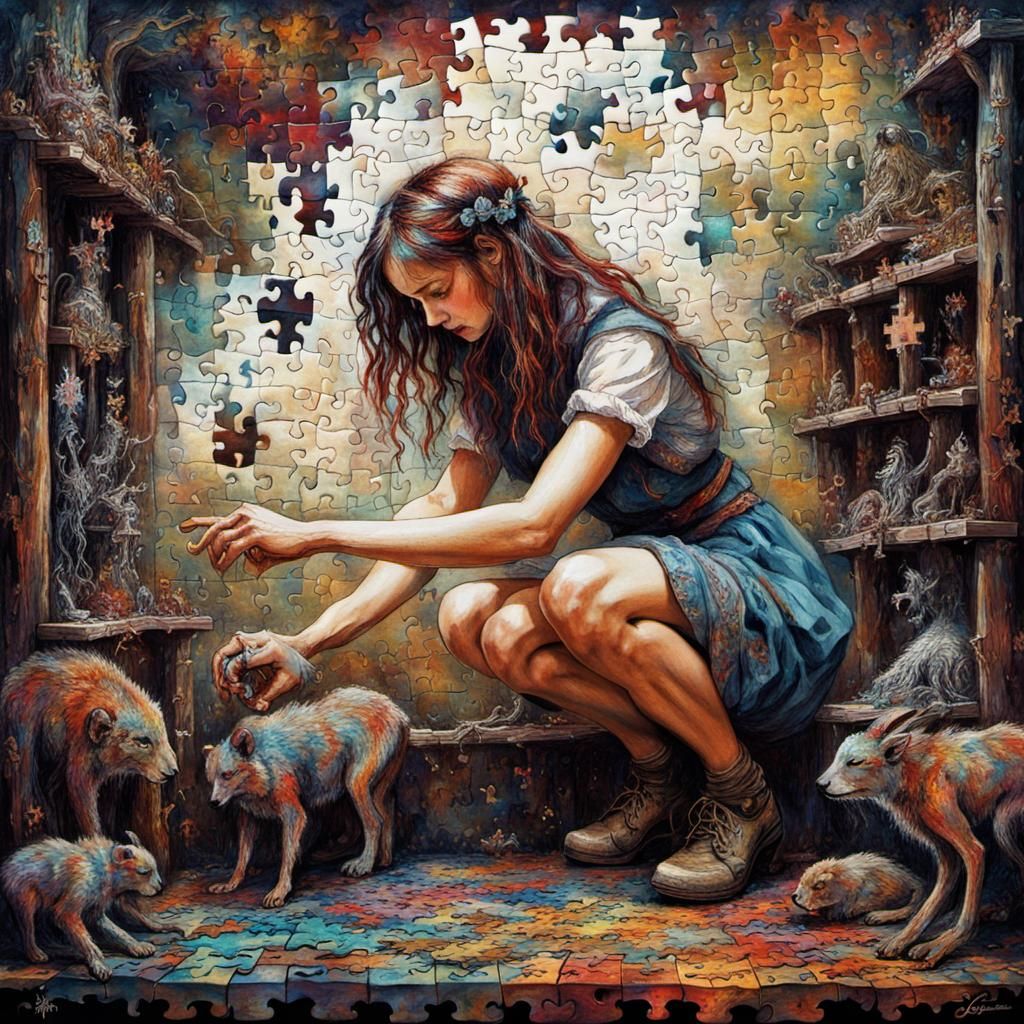 Puzzles - AI Generated Artwork - NightCafe Creator