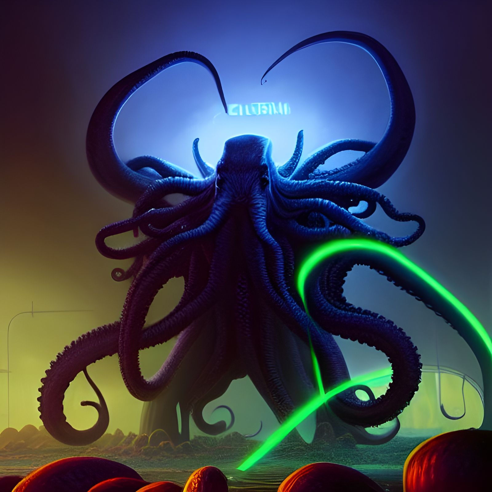 Rave of Cthulhu - AI Generated Artwork - NightCafe Creator