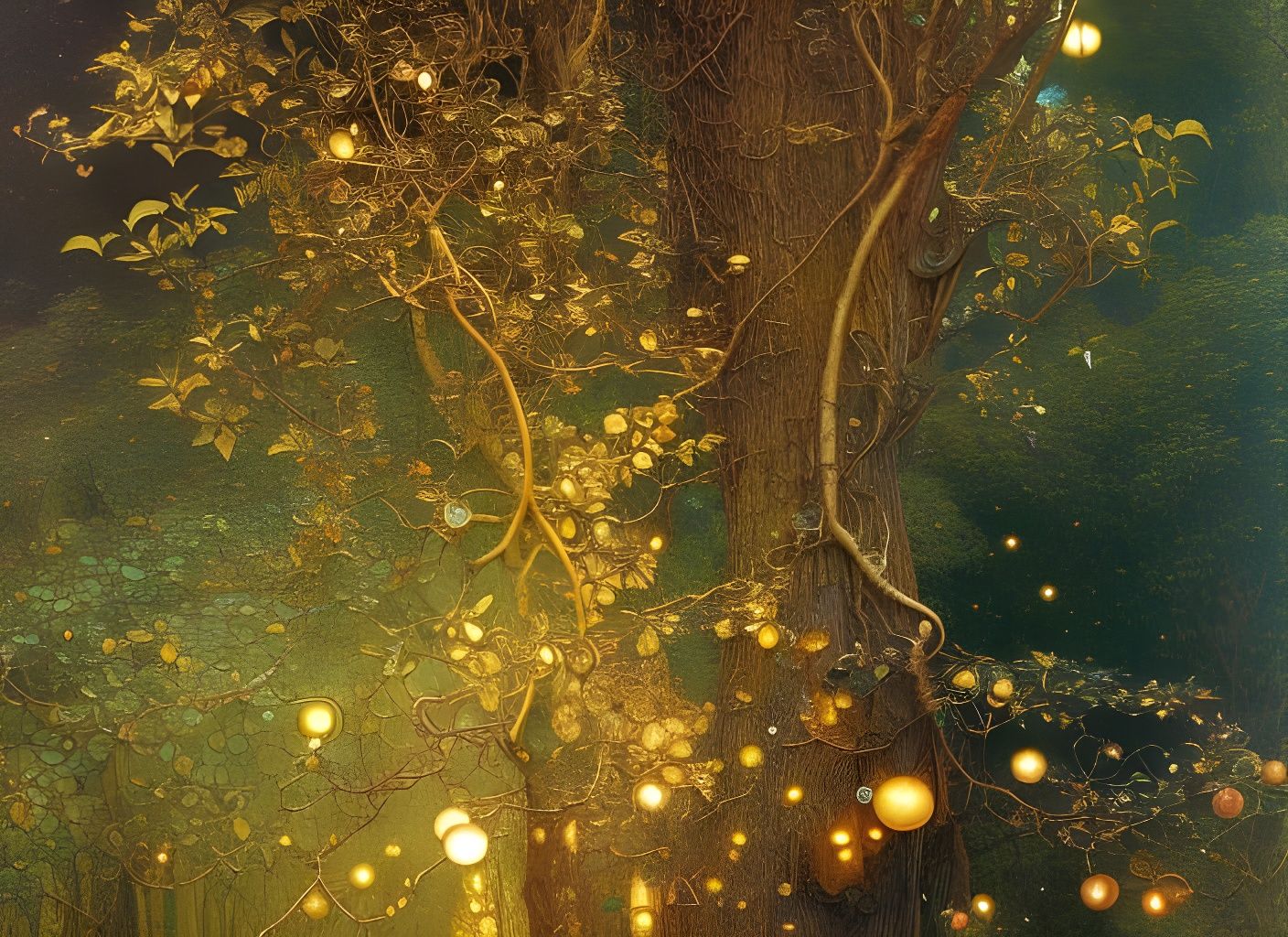 Laurelin the Golden - AI Generated Artwork - NightCafe Creator