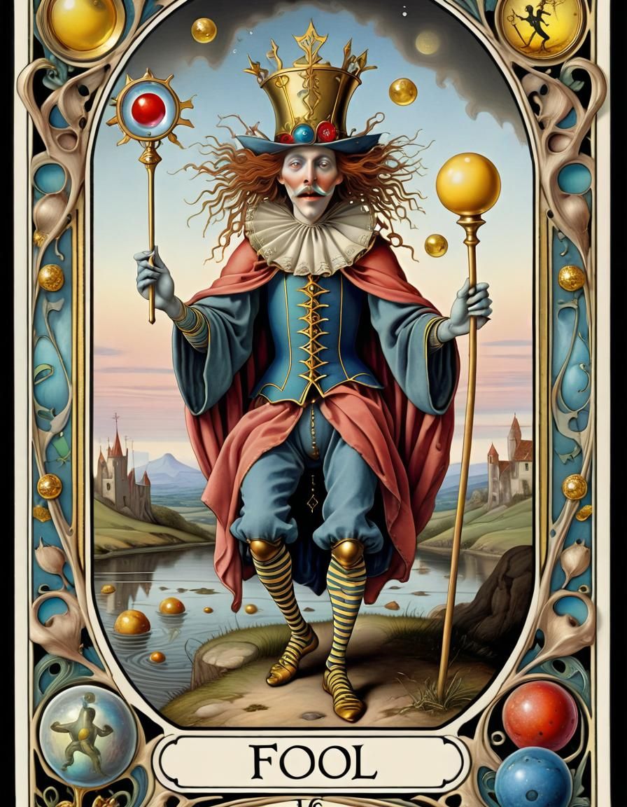 THE FOOL TAROT CARD - AI Generated Artwork - NightCafe Creator