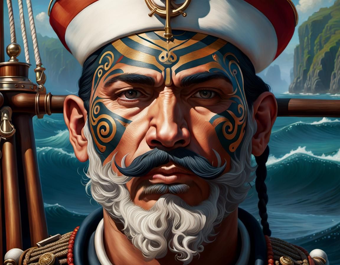 Queequeg aboard the Pequod, MobyDick - AI Generated Artwork - NightCafe ...