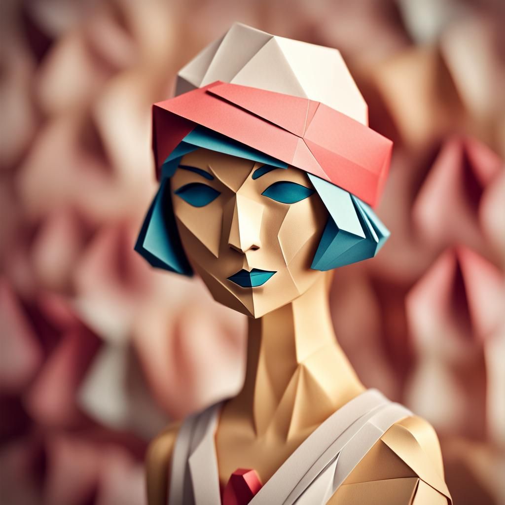 Stylised 1920s flapper girl - AI Generated Artwork - NightCafe Creator