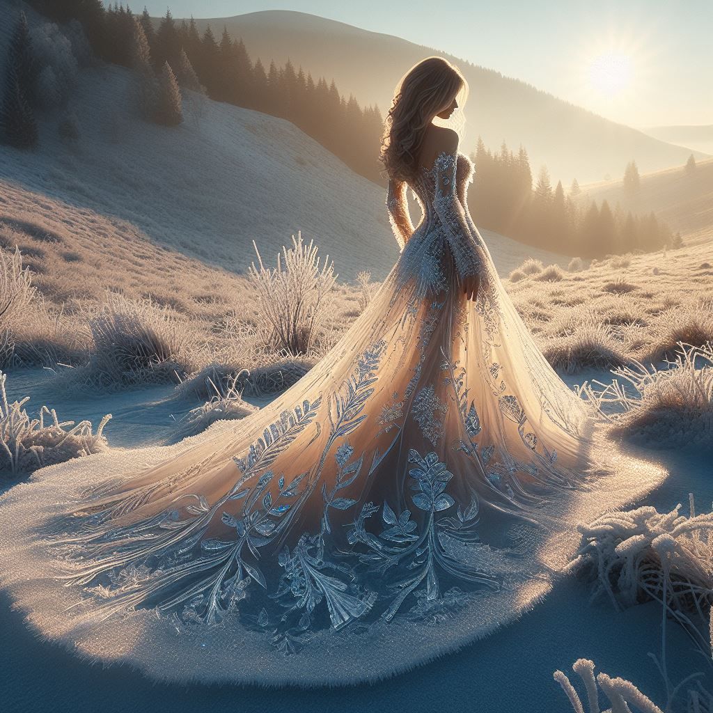 ice dress 6 - AI Generated Artwork - NightCafe Creator