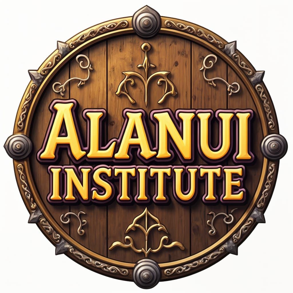 Alanui Institute medieval logo for a guild.