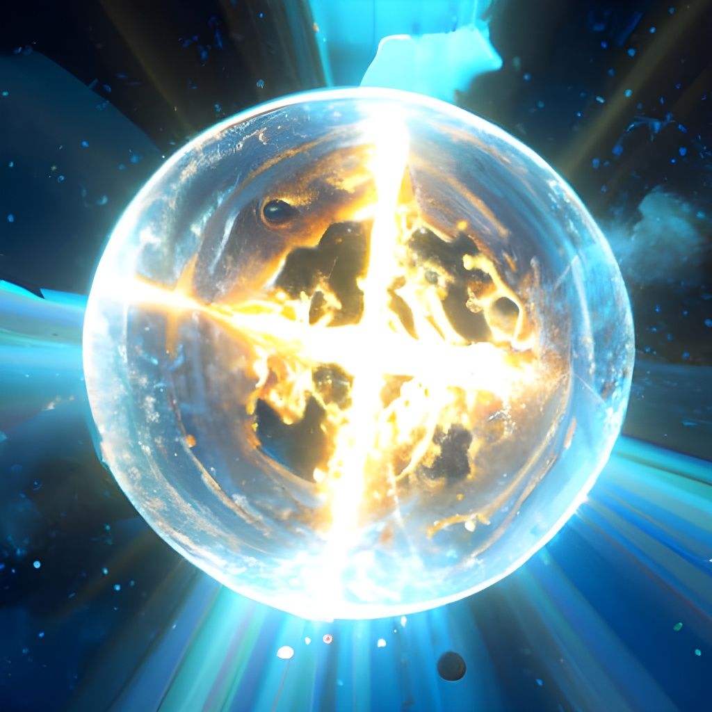 "3D Orb" in the endless realm of space - AI Generated Artwork ...