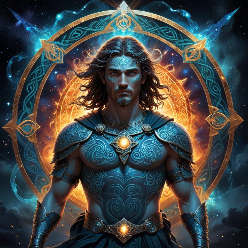 Taranis, dieu solaire et céleste qui commande également aux éclairs