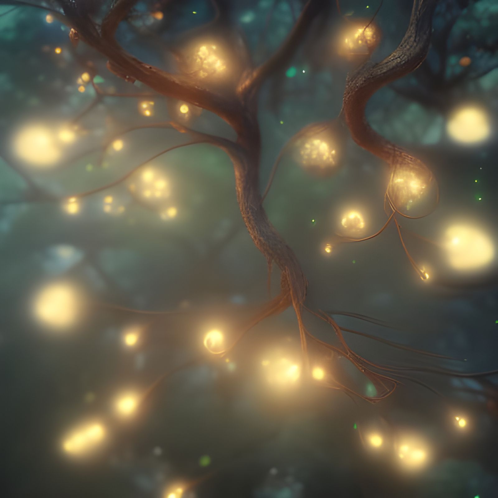 The Moonberry Tree - AI Generated Artwork - NightCafe Creator