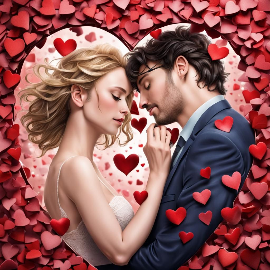 Falling in Love - AI Generated Artwork - NightCafe Creator