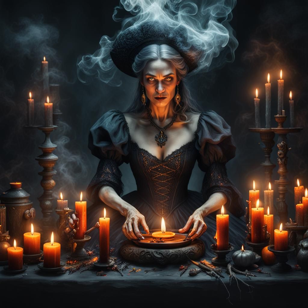 The witch - AI Generated Artwork - NightCafe Creator