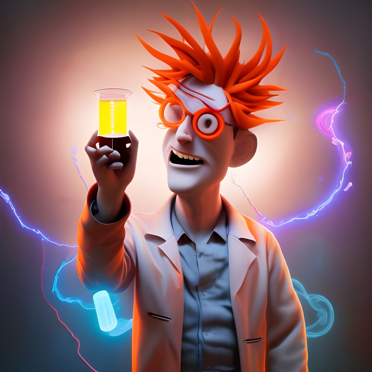 Mad Scientist - AI Generated Artwork - NightCafe Creator