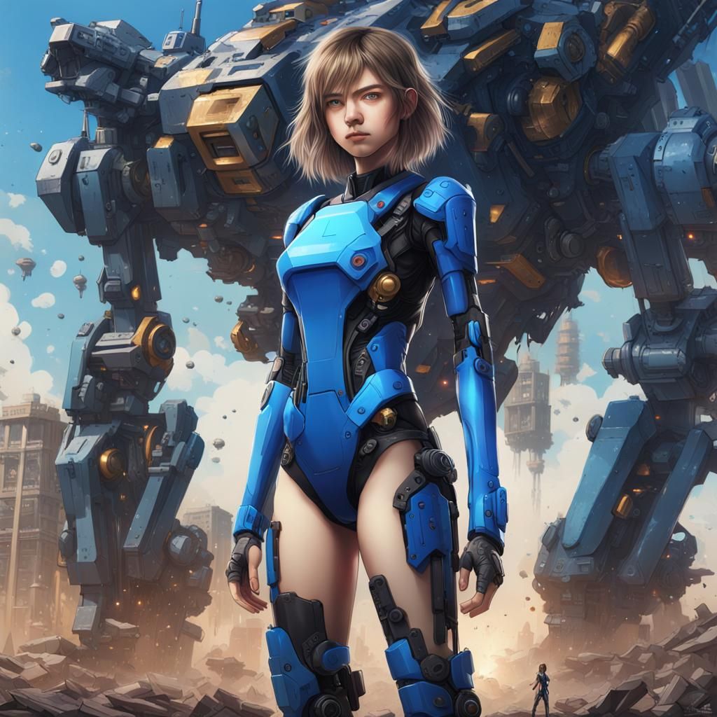 Mikoto Ray, apprentice mecha pilot - AI Generated Artwork - NightCafe ...