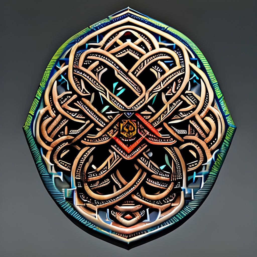 Runic mandala - AI Generated Artwork - NightCafe Creator
