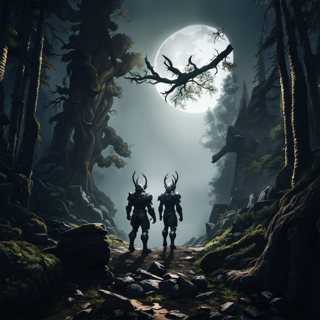 Forest Demons - AI Generated Artwork - NightCafe Creator
