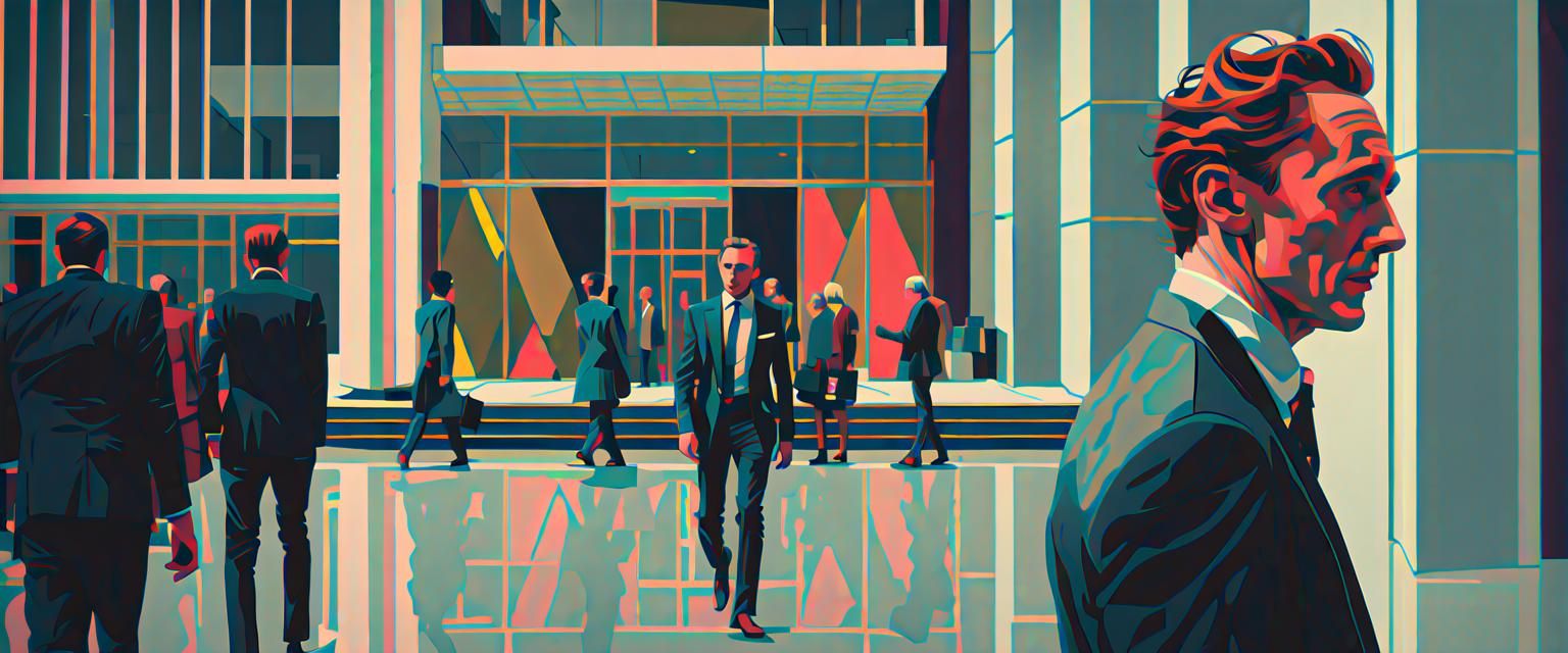 Apart from the Crowd... - AI Generated Artwork - NightCafe Creator