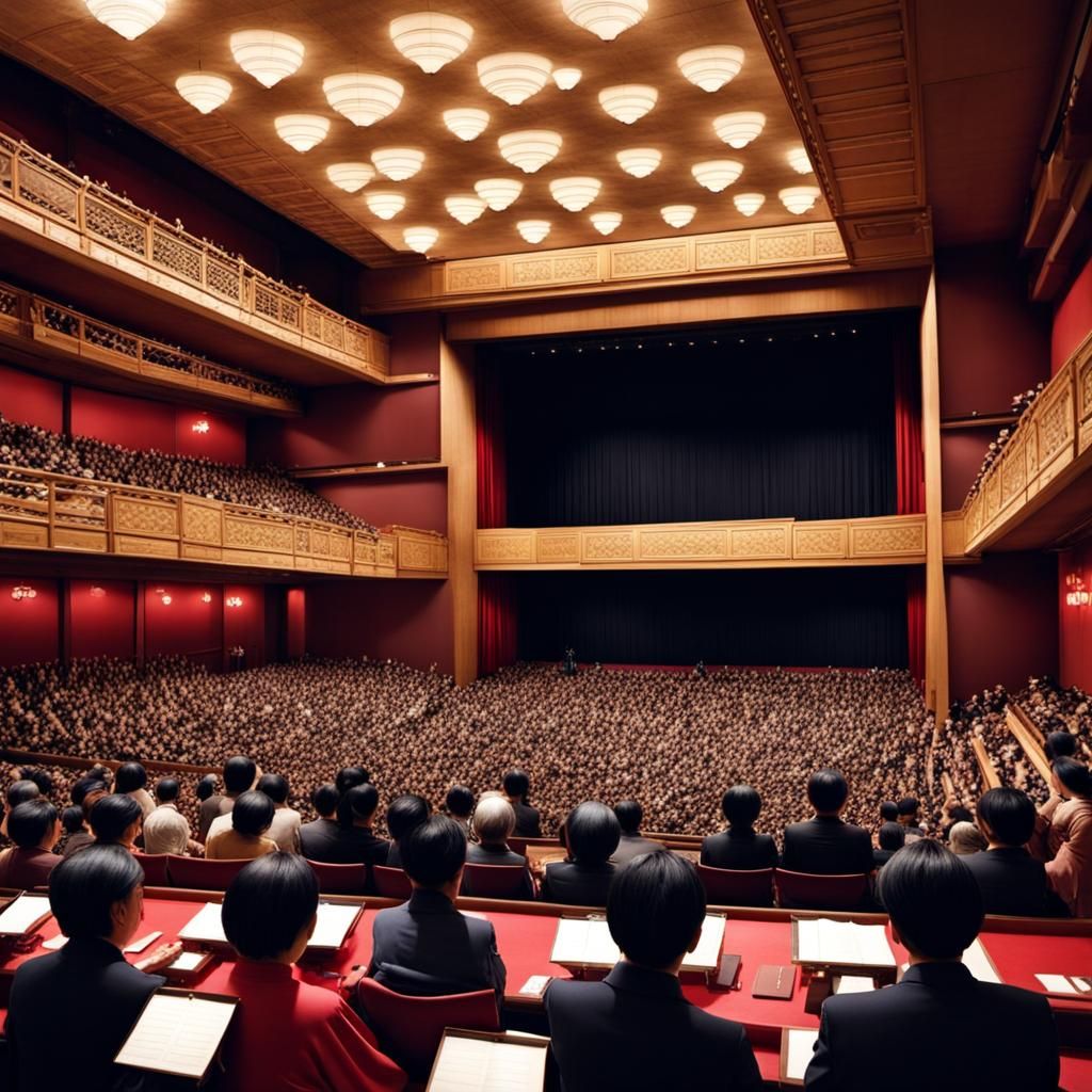 Night at the Opera, full house, everyone waiting for the FAMOUS ...