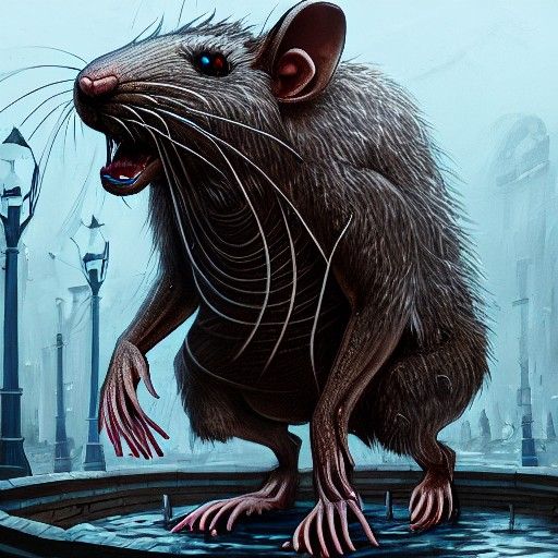Horror Rat - AI Generated Artwork - NightCafe Creator