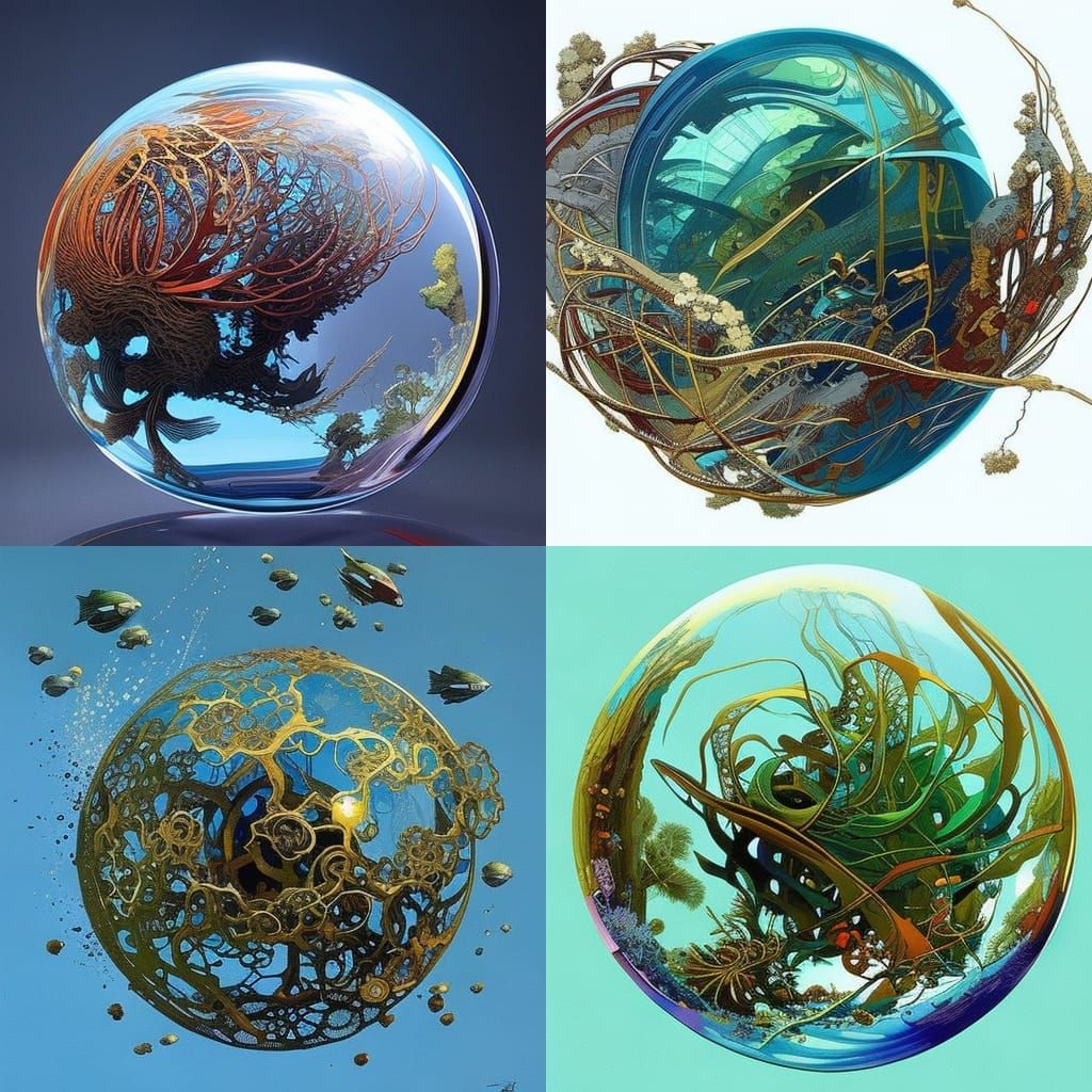 Undersea Orb - AI Generated Artwork - NightCafe Creator
