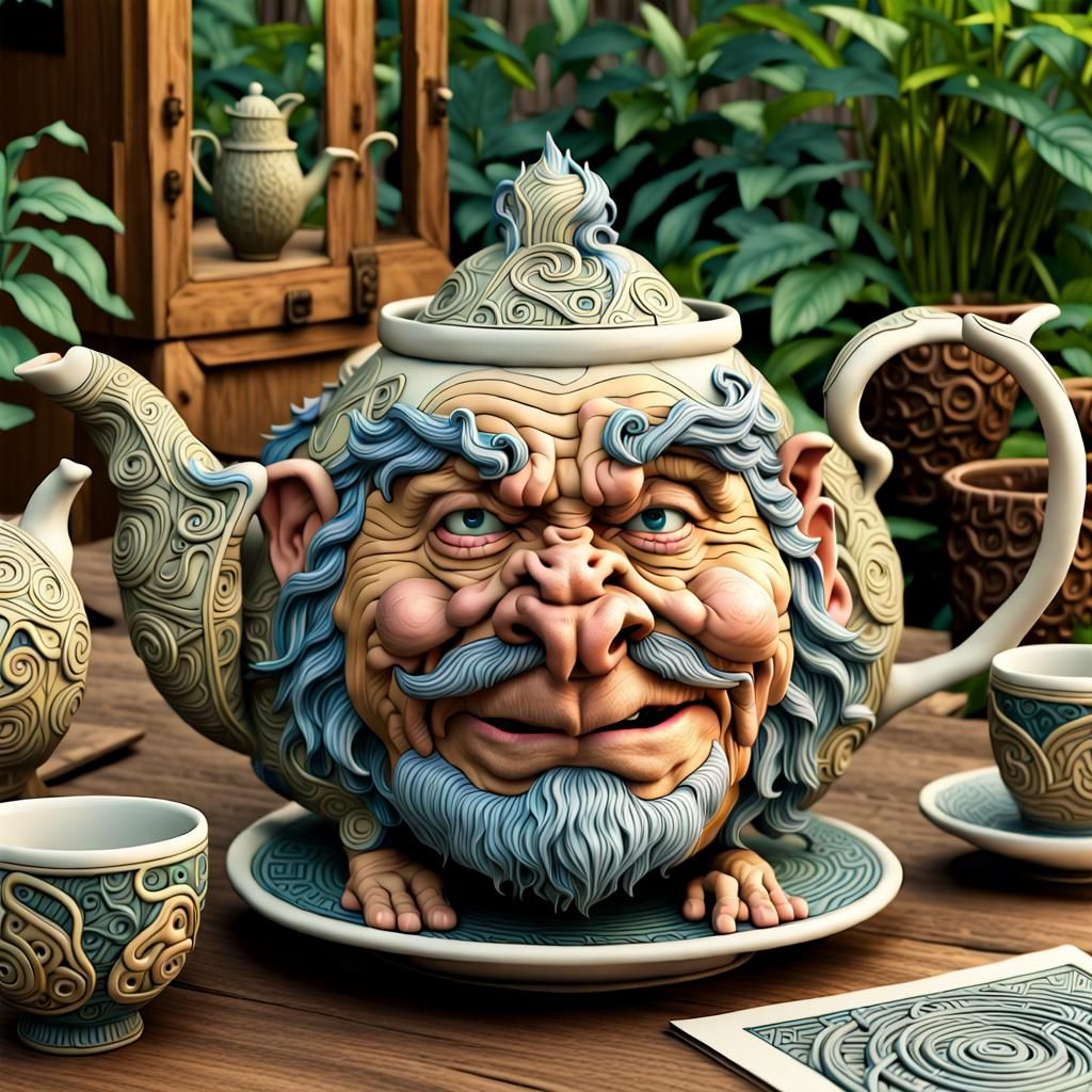 Teapot - AI Generated Artwork - NightCafe Creator