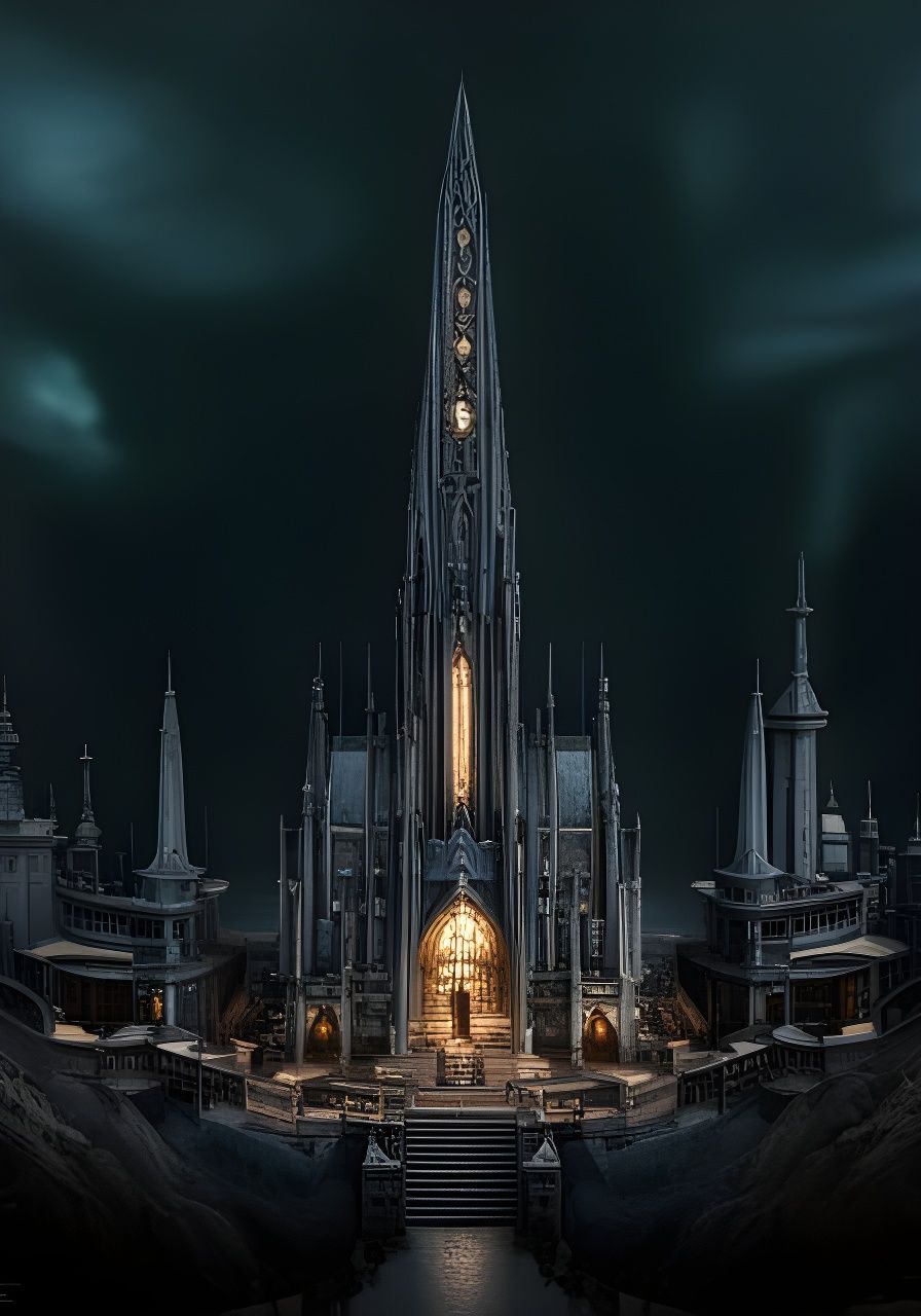 Dark Temple - AI Generated Artwork - NightCafe Creator