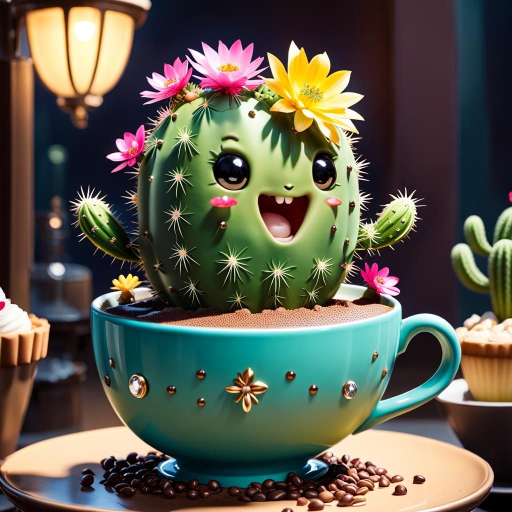 cactus 1 - AI Generated Artwork - NightCafe Creator