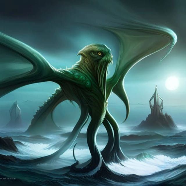 Cthulhu - AI Generated Artwork - NightCafe Creator