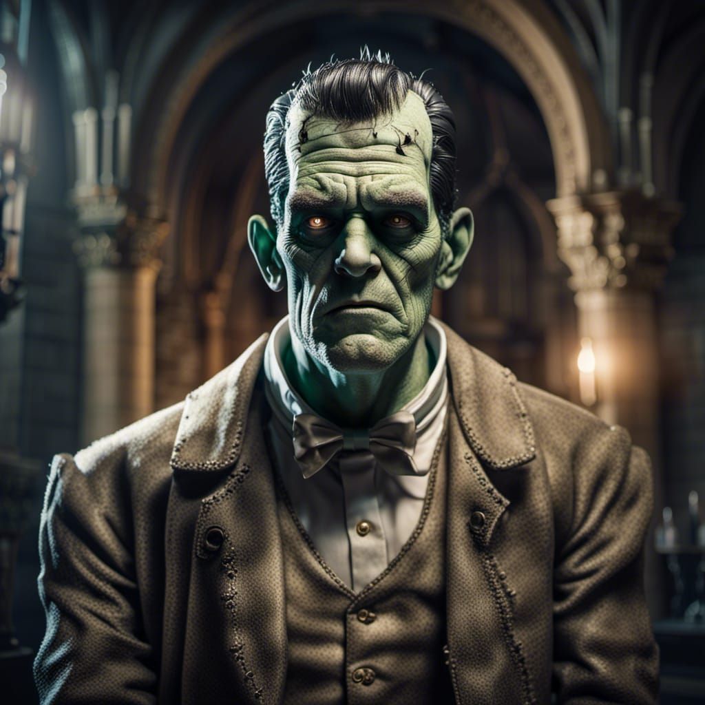 Frankenstein's Monster - AI Generated Artwork - NightCafe Creator
