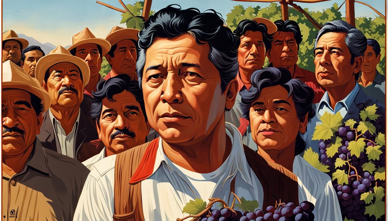 Cesar Chavez; portrait; "Yes We Can" - AI Generated Artwork - NightCafe ...