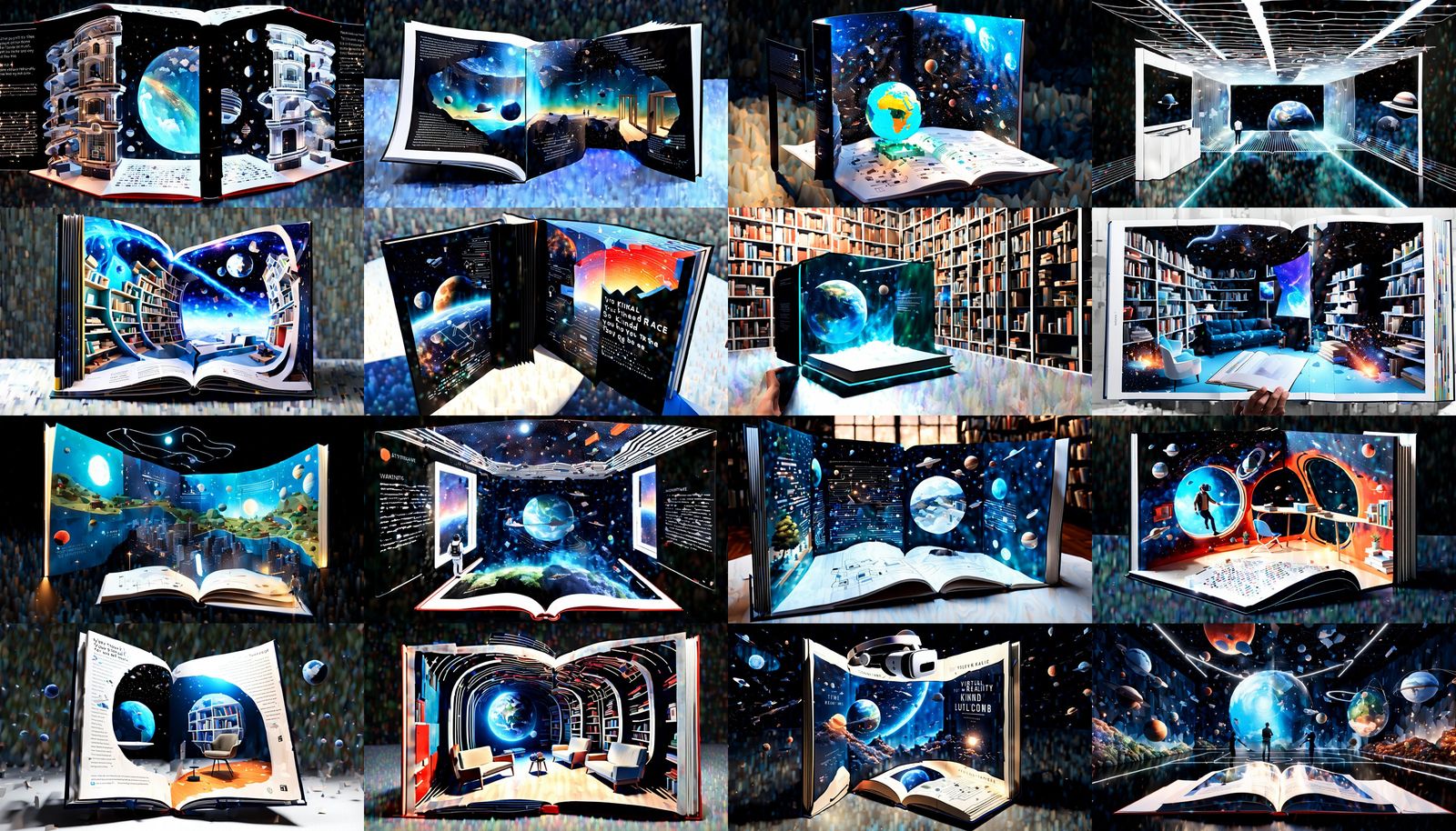a book that opens a virtual space mixed reality so you can ( kind of ...