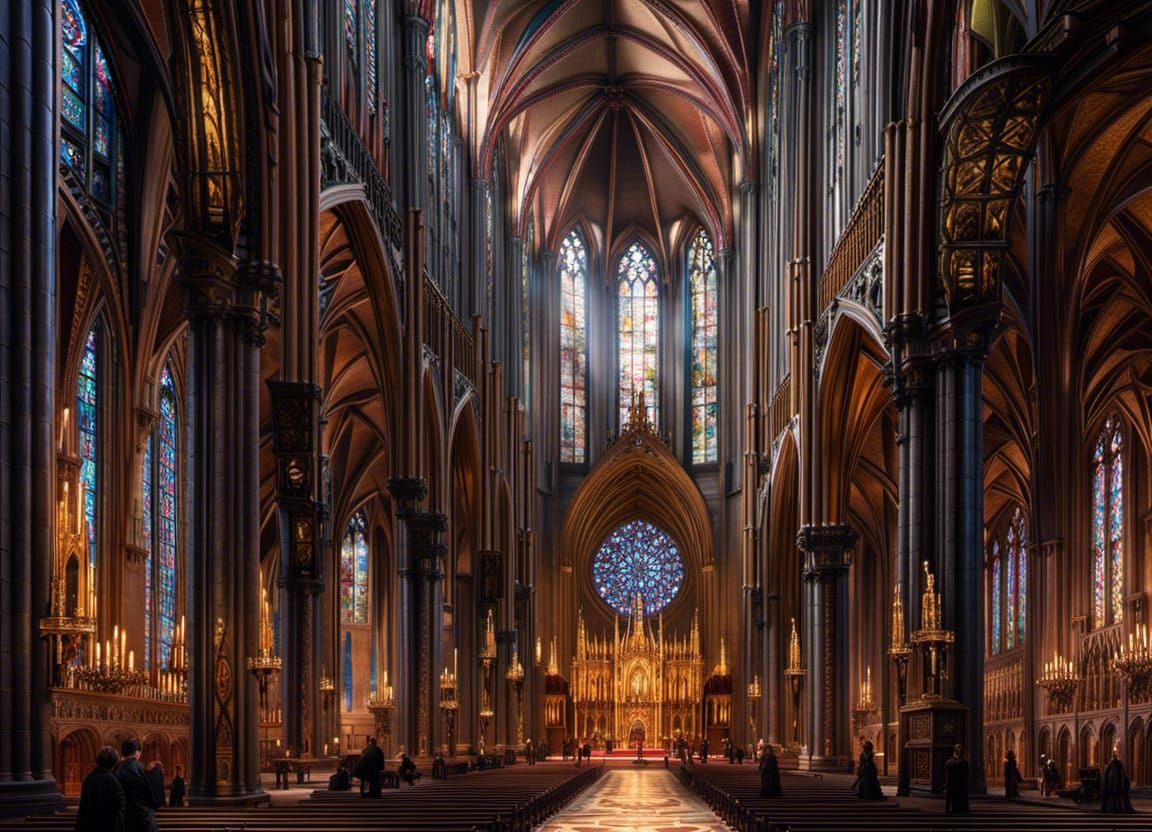 goth thicc cathedral - AI Generated Artwork - NightCafe Creator