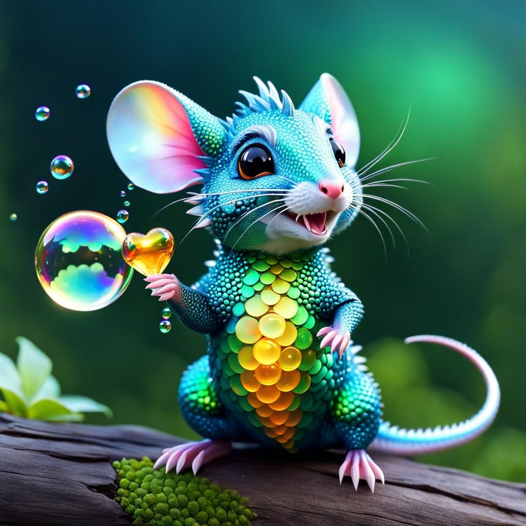 Dragon Mouse - AI Generated Artwork - NightCafe Creator