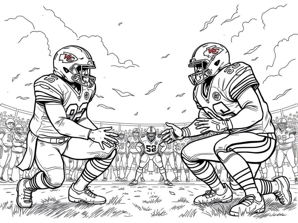 Commanders against the Chiefs and the Chiefs lose 0-40.Black and white ...