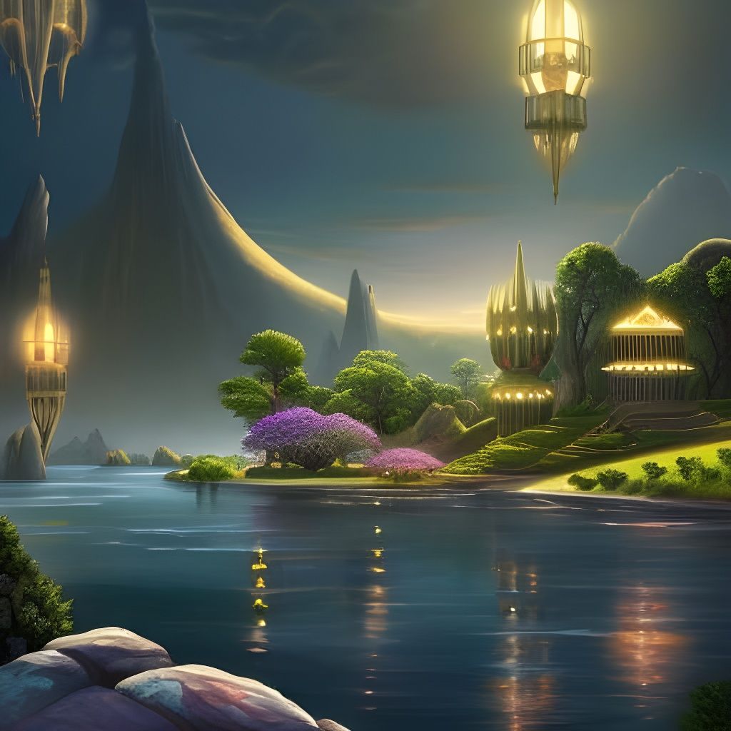 Fantasy place - AI Generated Artwork - NightCafe Creator