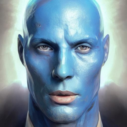 Blue rock mewing - AI Generated Artwork - NightCafe Creator