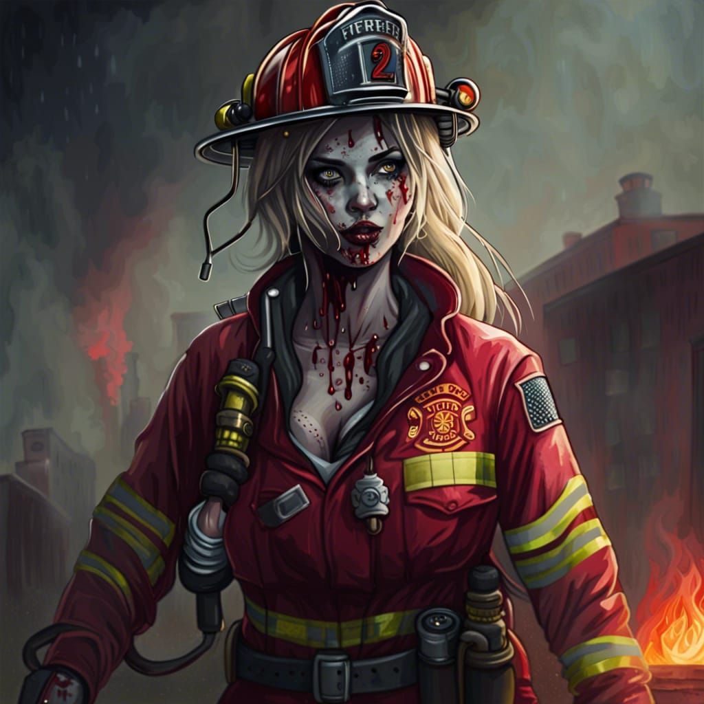 RCFD.(Racoon City Fire Dept) - AI Generated Artwork - NightCafe Creator