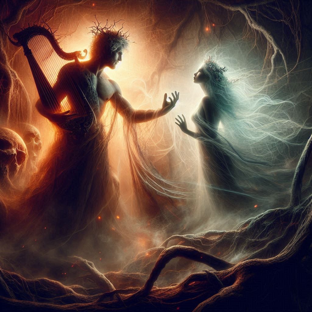 Orpheus in the Underworld - AI Generated Artwork - NightCafe Creator