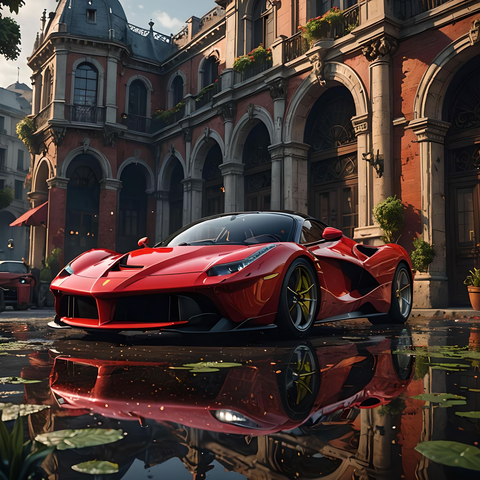 La ferrari - AI Generated Artwork - NightCafe Creator