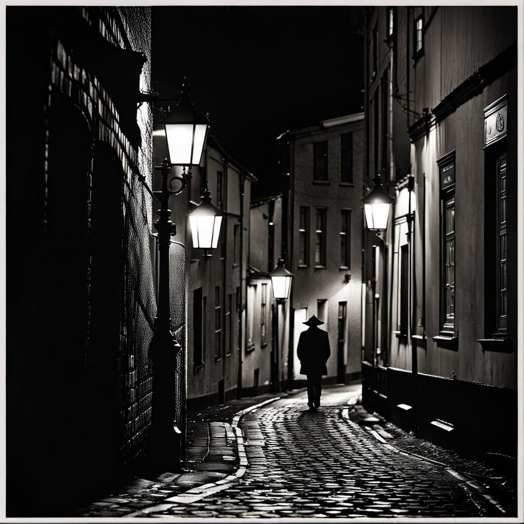 "In restless dreams I walked alone" -- using second verse of "The Sound ...