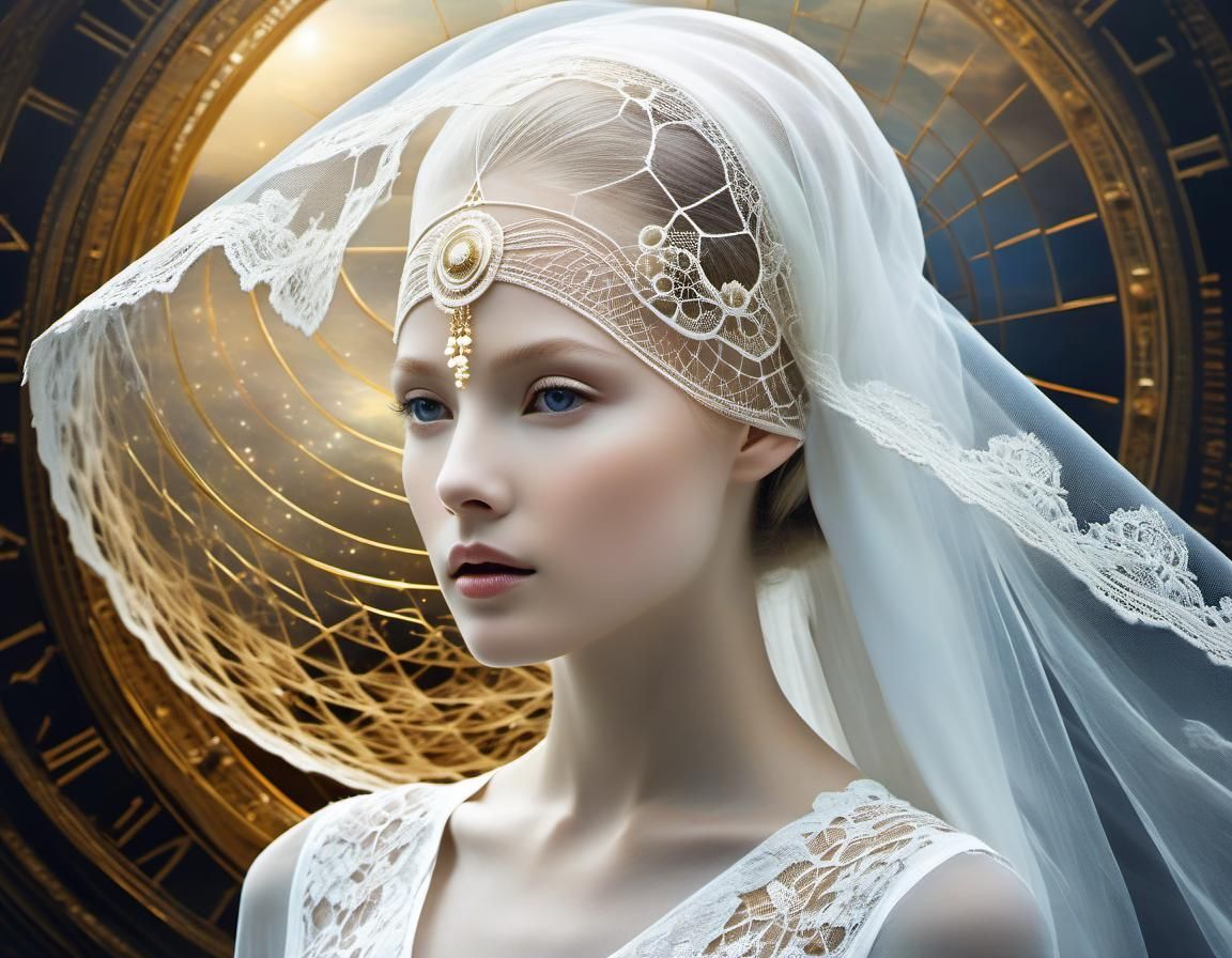 Cosmic Bride - AI Generated Artwork - NightCafe Creator