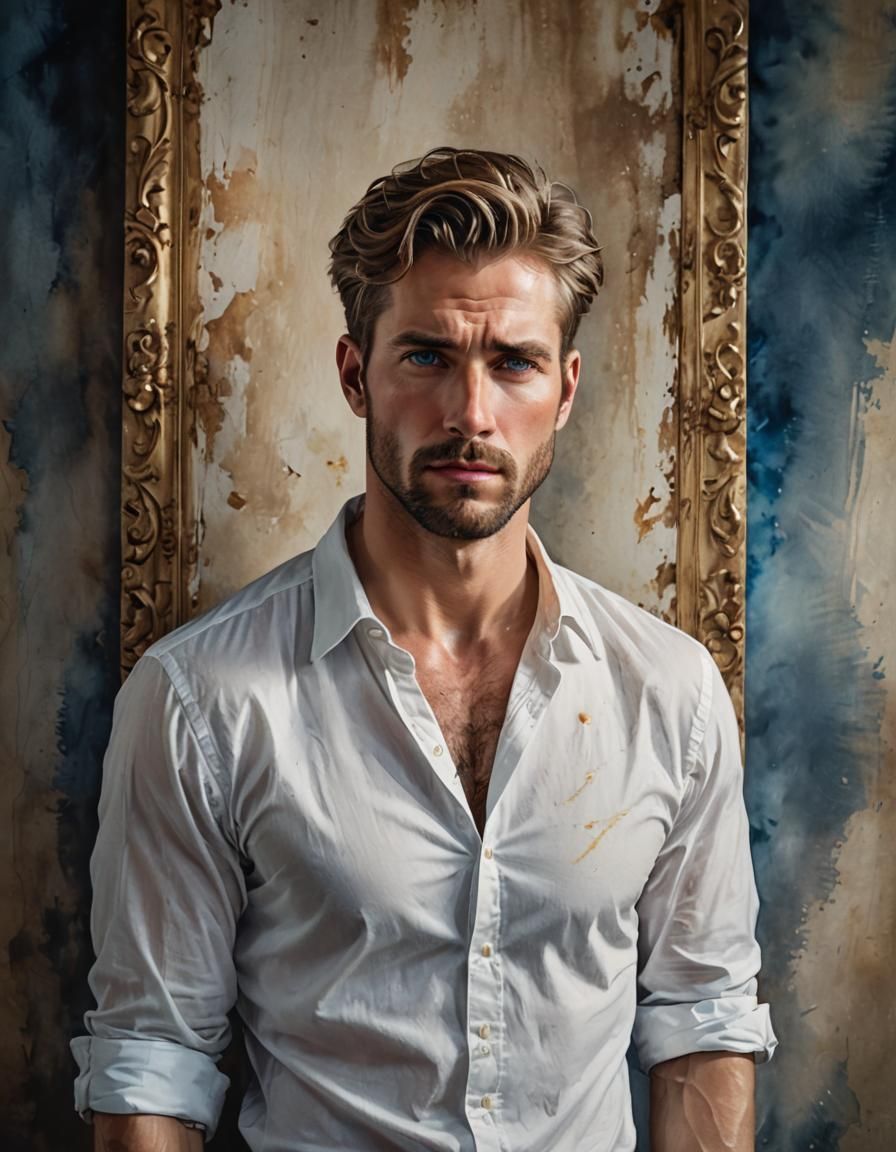 rugged handsome midwestern man - AI Generated Artwork - NightCafe Creator