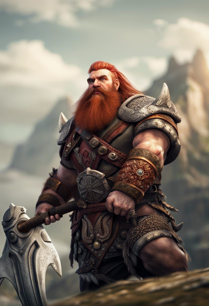 Dwarf barbarian - AI Generated Artwork - NightCafe Creator