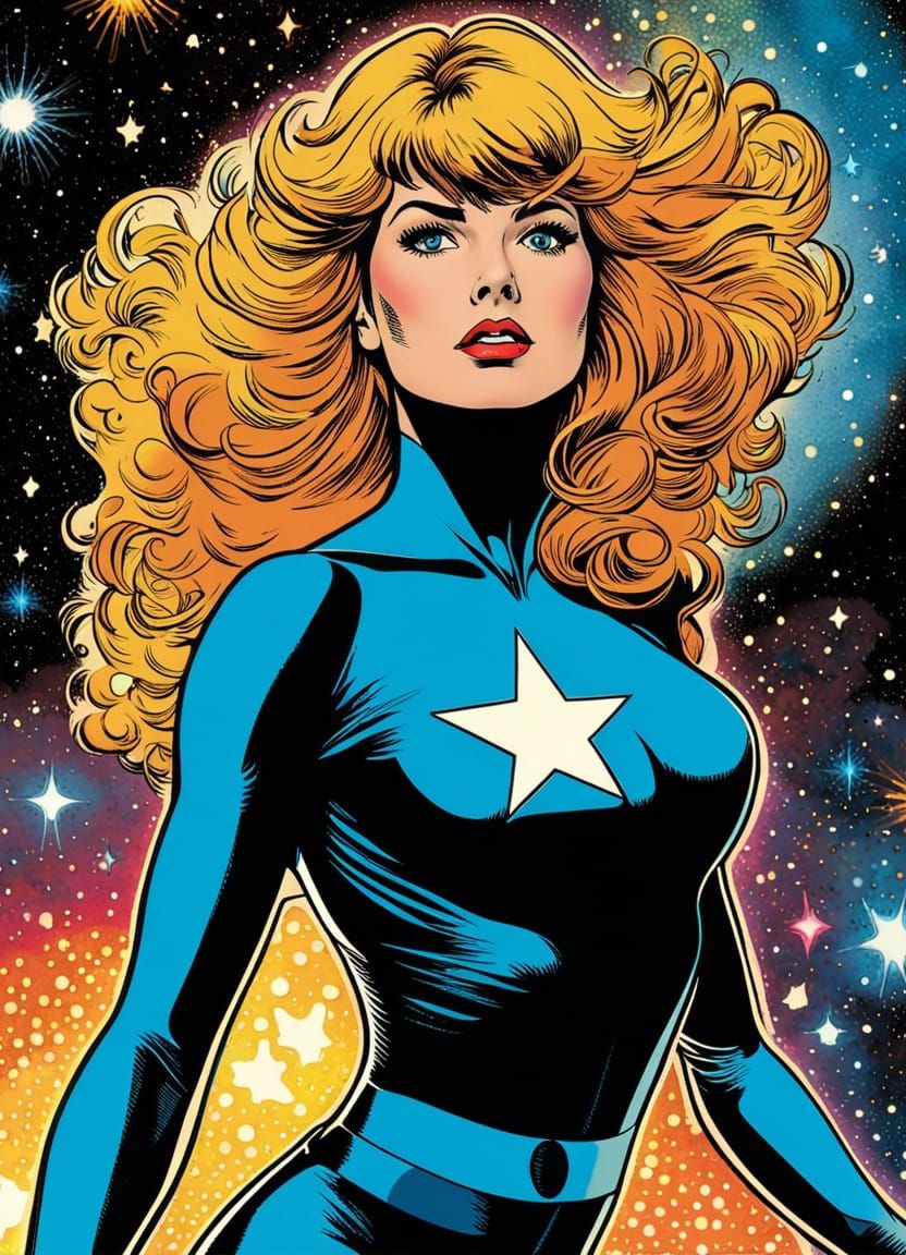 In the style of Jim Starlin - AI Generated Artwork - NightCafe Creator