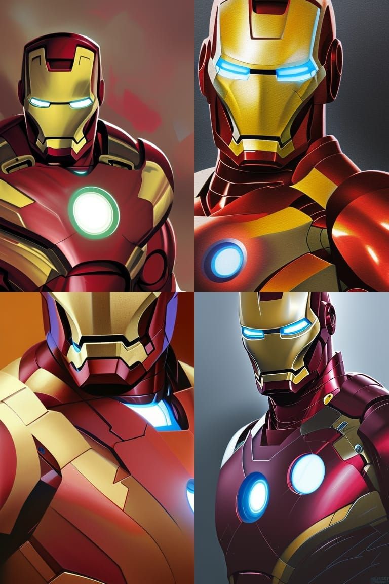 iron man action : r/nightcafe
