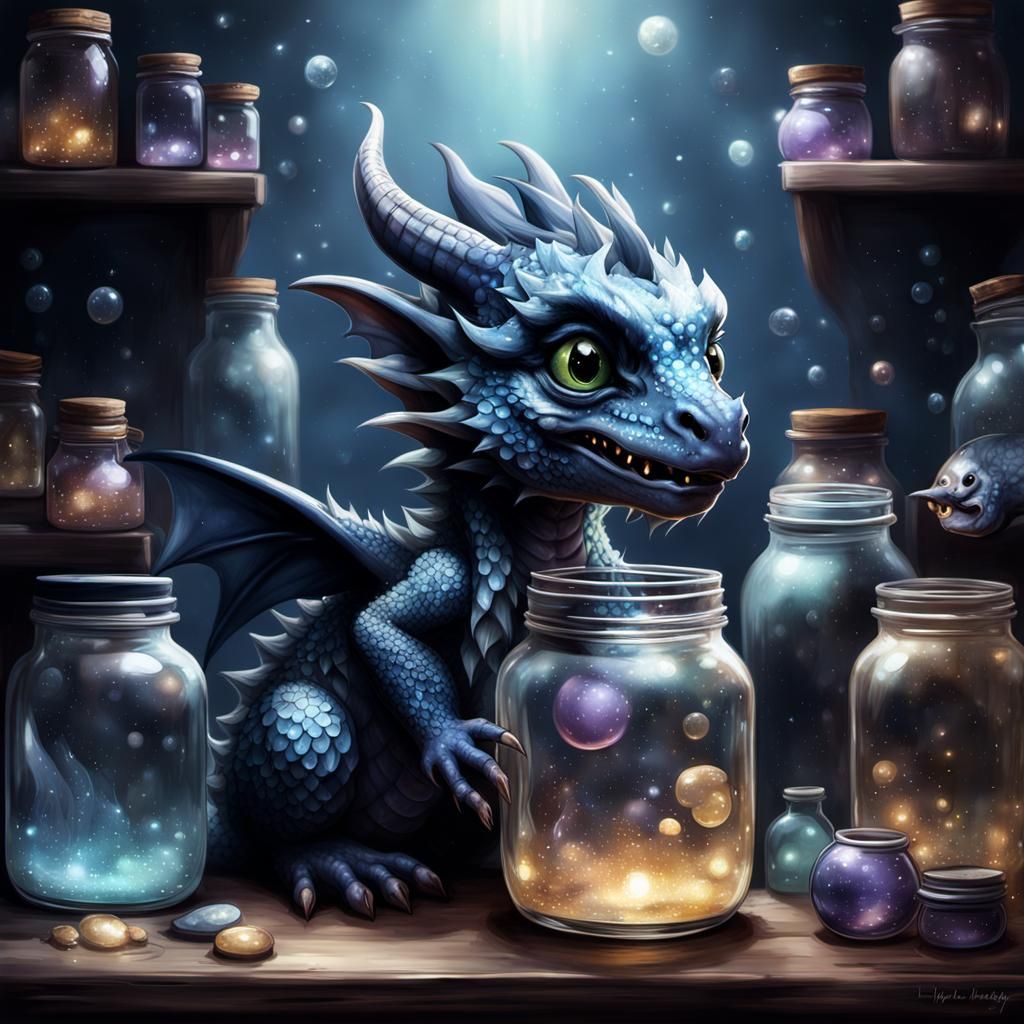 Curious Dragon - AI Generated Artwork - NightCafe Creator