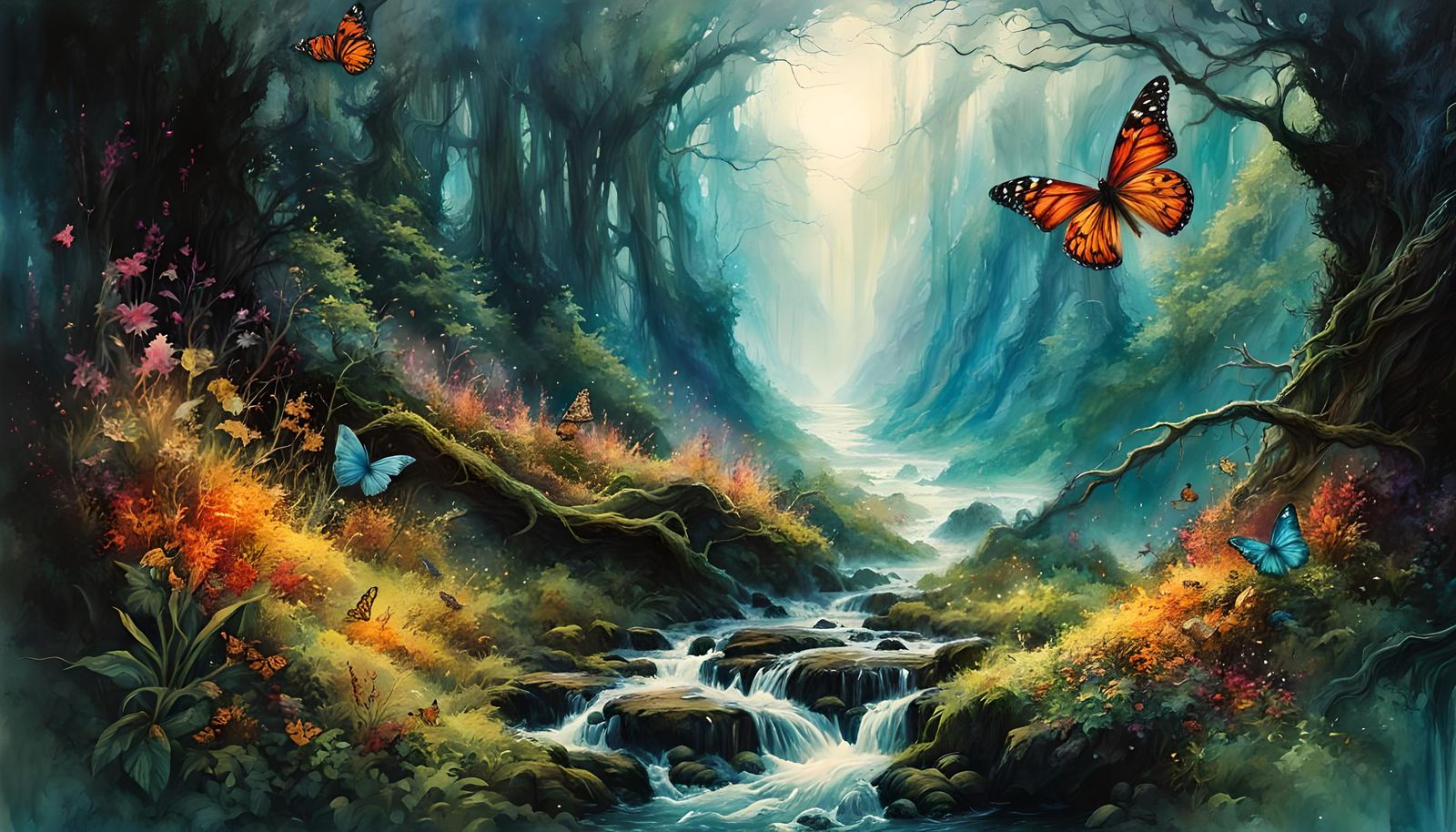 Valley of Peace - AI Generated Artwork - NightCafe Creator