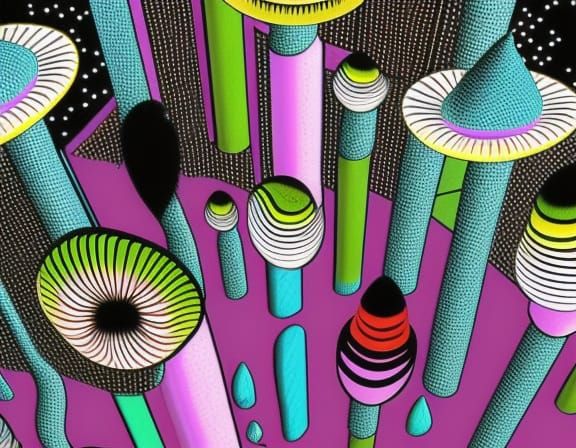 DETAILED REALISTIC PHOTOGRAPH CMYK RGD TRIADIC 3D 4K: A group of ...