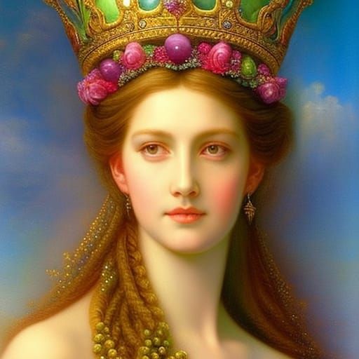 Summer queen June - AI Generated Artwork - NightCafe Creator