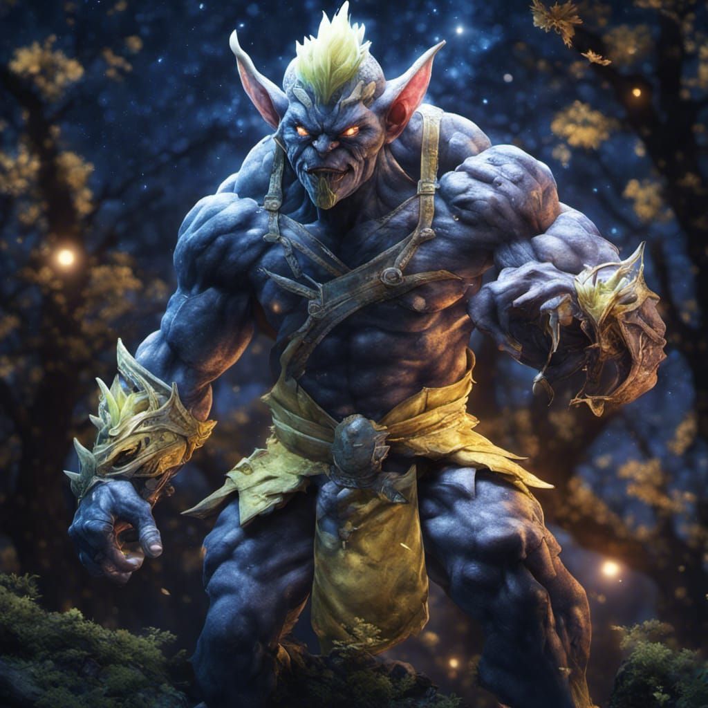 The demon of goblins (Primordial land powers) - AI Generated Artwork ...