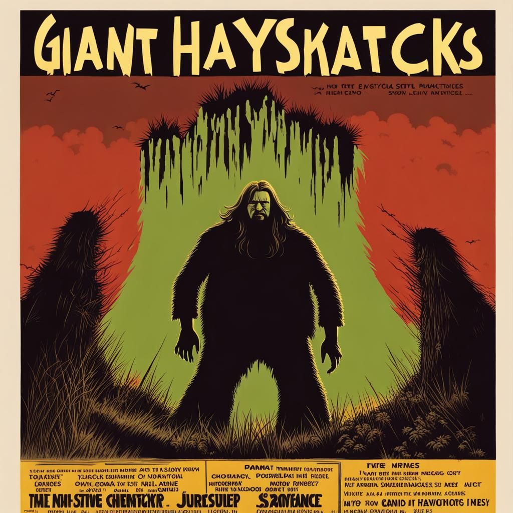Giant Haystacks, 1979 - AI Generated Artwork - NightCafe Creator